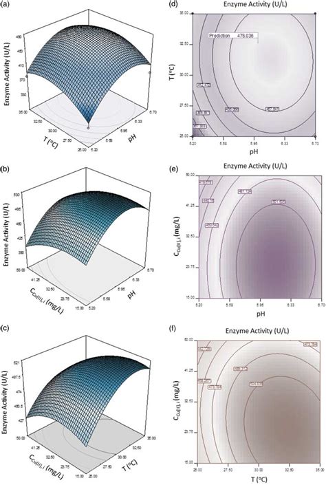 A Response Surface Plots Described By The Model Y 2 Which Download Scientific Diagram
