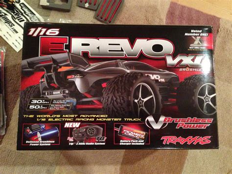 Custom Traxxas Erevo Brushless Vxl E Revo Merv Proline Maxamps Lipos LEDs Hitech R C Tech