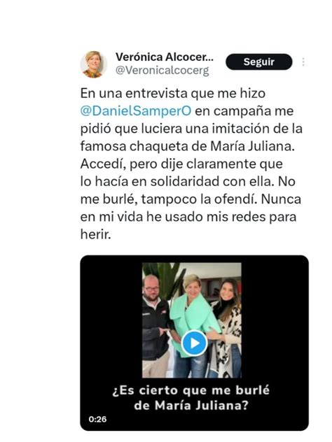 Video Ver Nica Alcocer Neg Que Le Hizo Bullying A La Exprimera Dama Mar A Juliana Ruiz Infobae