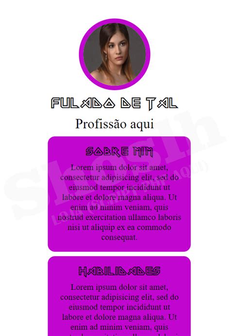 página de portfólio clean feito em html and css script php aqui