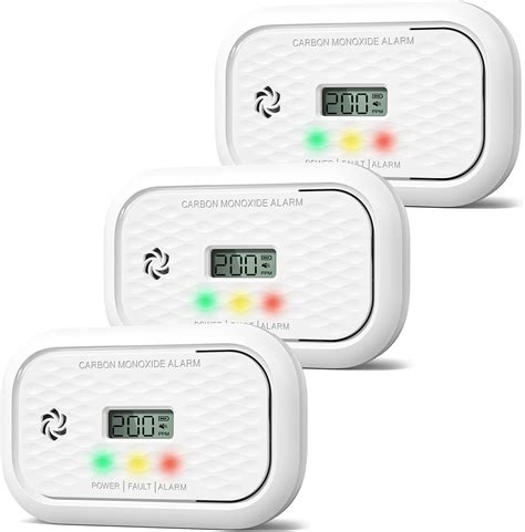 Carbon Monoxide Detectors 10 Years Sensor Life Carbon Monoxide Alarm With Lcd Display And Led
