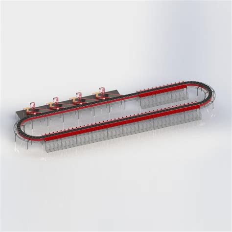 Widely Used Customized Loop Cross Belt Sorter With Dws For Apparel