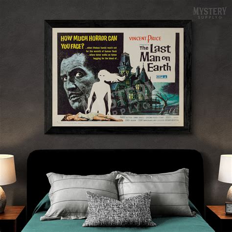 The Last Man On Earth 1964 Vincent Price Horror Movie Poster Mystery