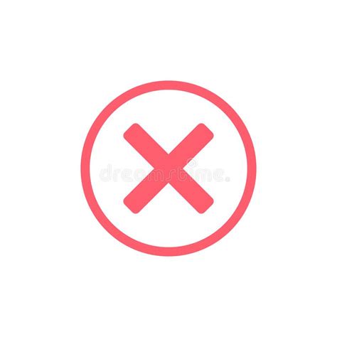 Cross Mark Icon Stock Vector Illustration Of Wrong 260265180