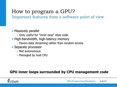 Ppt Gpu Programming Paradigms Powerpoint Presentation Free Download Id4464286