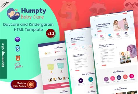 Humpty Daycare And Preschool Html Template Envytheme