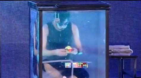 Babe Solves 5 Rubiks Cubes Underwater