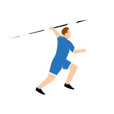 Javelin Throw Vector Art Icons And Graphics For Free Download