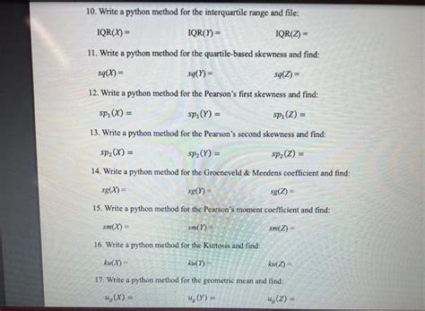 Solved Write Your Python Methods Such That Whenever You Can