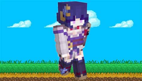 Raiden Shogun Genshin Impact Minecraft Skins Micdoodle8
