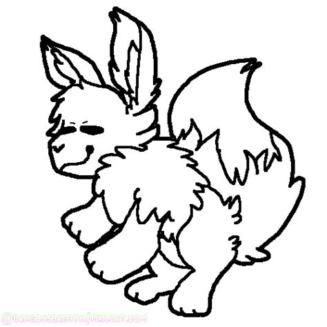 Pixilart Eevee Base By Dragonsbreath