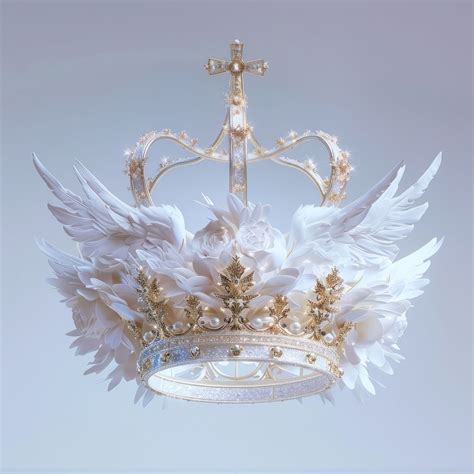 Elegant Crown With Angelic Wings Free Photo Rawpixel