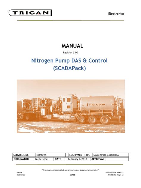 Manual N2 Pumper Das And Control Scadapack Pdf Pump Manual