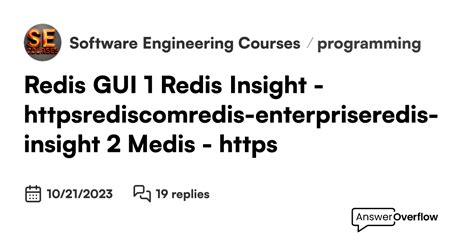 Redis Gui 1 Redis Insight Redis Enterpriseredis