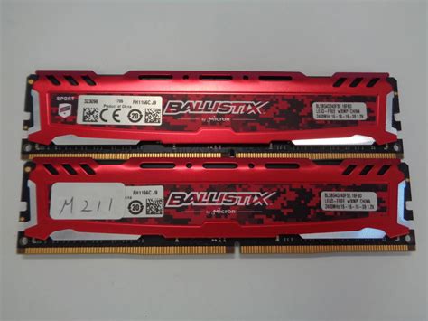 Yahoo!オークション - Ballistix Sport BLS8G4D240FSE DDR4-2400 8GB 1...
