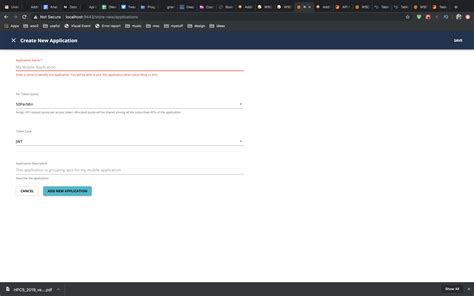 APIM 3 0 Store Application Create UI Should Be Changed Issue