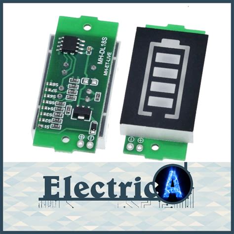 Lithium Battery Fuel Gauge Display Battery Level Indicator Module S S ElectricA Shopee