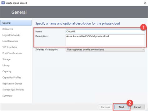 Azure Arc Set Up The Scvmm Private Cloud Prerequisite For Azure Arc Enabled Scvmm Onboarding