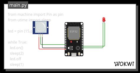 Sensor De Movimiento Wokwi Esp32 Stm32 Arduino Simulator
