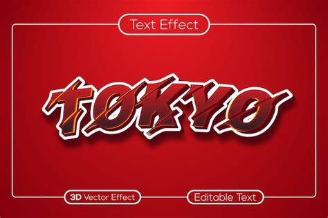 Premium Vector Modern 3d Text Effect Vector