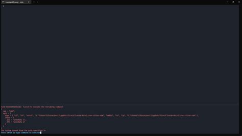 nvim treesitter error · issue 1674 · nvchad nvchad · github