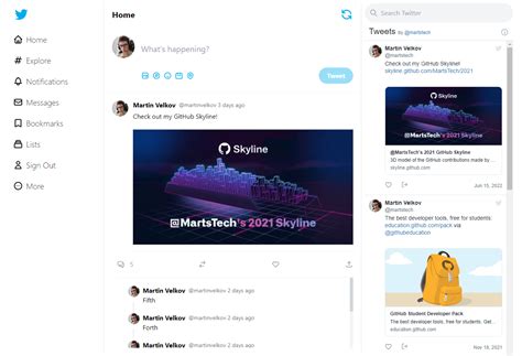 GitHub MartsTech Twitter Clone Twitter Clone Created With Next JS Sanity And Tested With Cypress