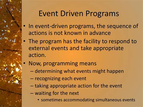 Ppt Python For Database Access And Event Driven Programming In Python