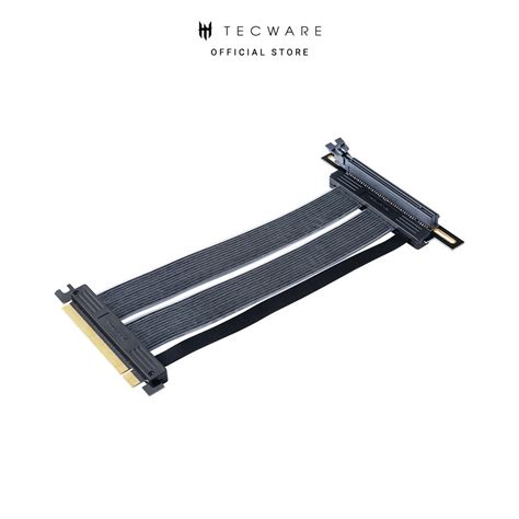 Tecware Pcie Gen 4 0 Riser Cable 180 Degree Length 20cm Shopee Malaysia