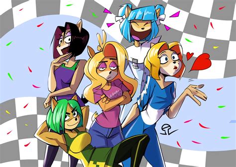 Nitro Squad Alvhomega [liz][ami][tawna][megumi][isabella] Scrolller