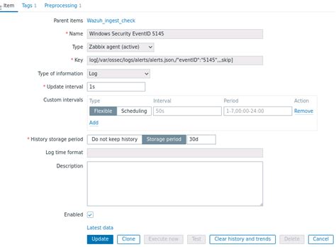 Monitoring Log File Issue Rzabbix