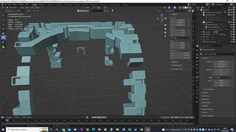 mesh scaling one object to the exact size of another blender stack
