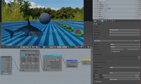 Photographer Camera Exposure White Balance Autofocus Physical Lights Bokeh Render Queue