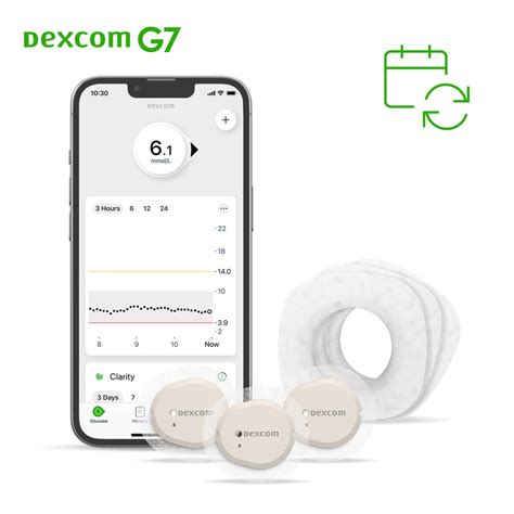 Dexcom G7 Continuous Glucose Monitor Cgm Monthly Subscription