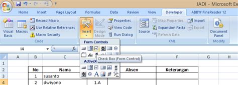 Membuat Absen Siswa Dengan Excel Vba Pe Ra Ba
