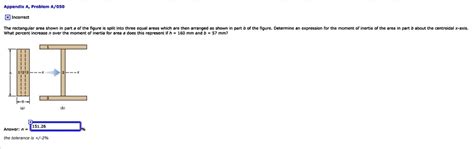 solved please answer with steps appendix a problem a 050 ]incorrect
