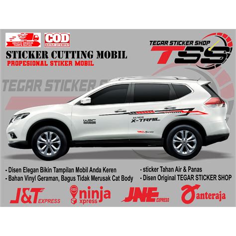 Jual Sticker Mobil X Trail Sticker Mobil Nissan X Trail Sticker Mobil X
