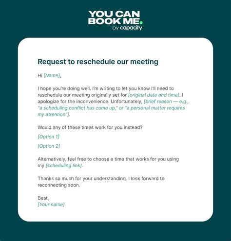 7 Expert Reschedule Meeting Email Templates Best Practices