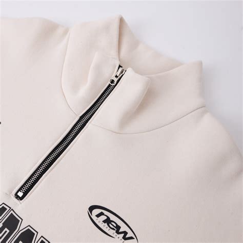 Unisex블록코어 반집업 스트링맨투맨 스포티 스포츠 레이싱 유니폼티셔츠