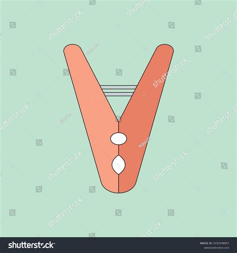 Clothespin Clip Art Clip Vector Design Stock Vector Royalty Free
