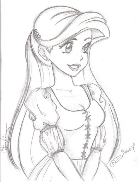 Princess Sketch Drawing Sketch Drawing Skill