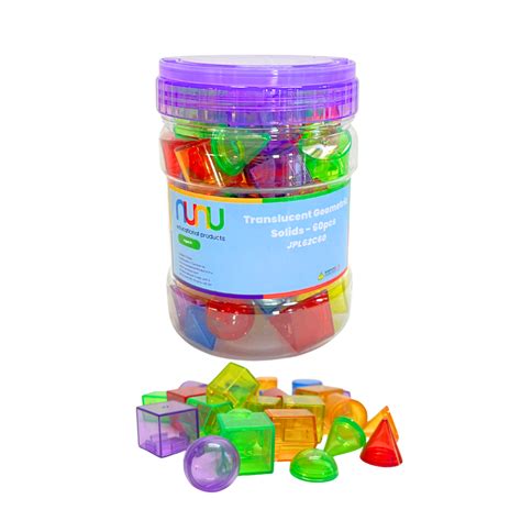 Translucent Geometric Solids Nunu Educational Products Inc