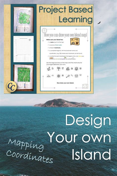 Design An Island Map A Coordinate Grid Project Based Learning Mini