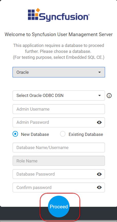 Setting Up The Syncfusion User Management Server In Your Machine