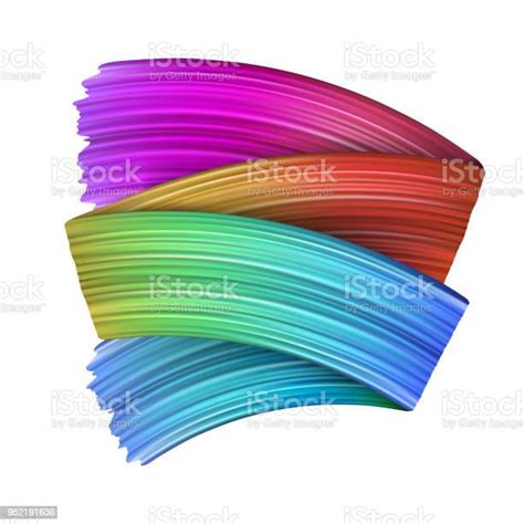 3d 추상 페인트 브러쉬 선입니다 액체 페인트 브러시 텍스처 얼룩 페인트 다채로운 현대 배경 액체 액체 디자인입니다 0명에 대한 스톡 벡터 아트 및 기타 이미지 Istock