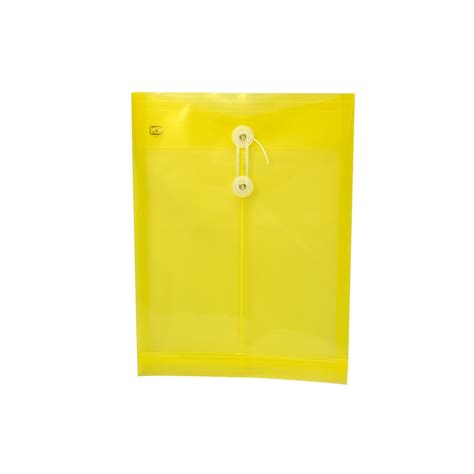 Pp Envelope File A4 Yellow 12pcs Shopee Malaysia