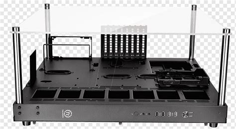 컴퓨터 케이스 및 하우징 Core P5 Atx 벽 장착 섀시 Ca 1e7 00m1wn 00 전원 공급 장치 Thermaltake Commander Ms I