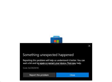 How To Fix Microsoft Store Error Code 0xc002001b
