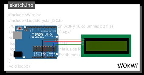 Prueba Lcd Wokwi Esp32 Stm32 Arduino Simulator