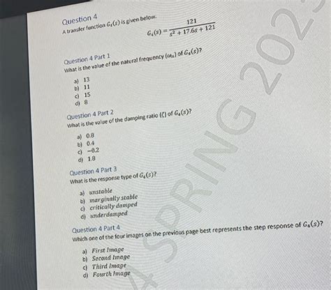 Solved Function G4s Is Given Belum Giss2176s121121