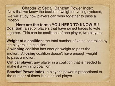 PPT Chapter 2 Weighted Voting Systems PowerPoint Presentation Free Download ID 5576758